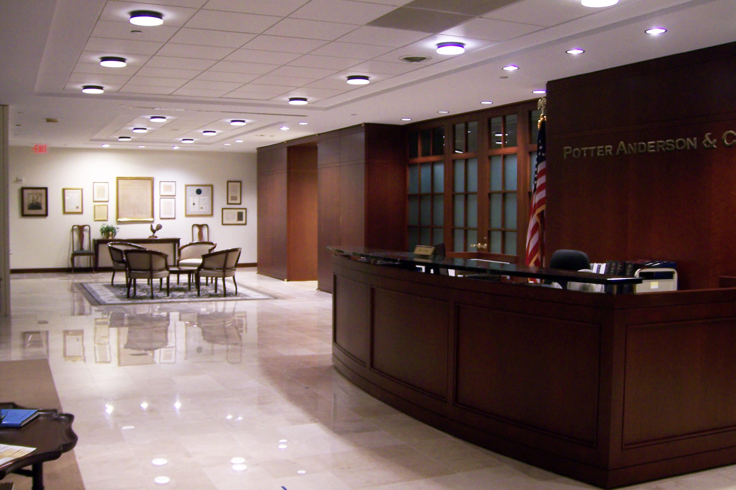 Potter Anderson & Corroon 6th and 7th Floors Renovations - EDiS Company